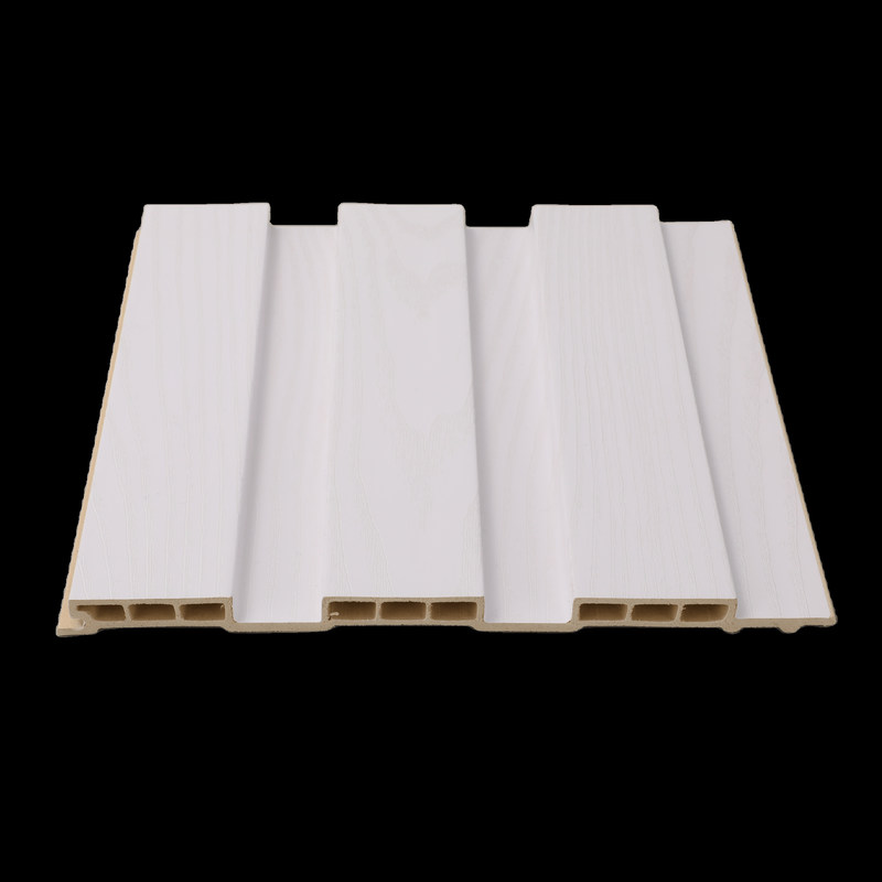 Classic WPC Laminated Fluted Flat Wall Solid Panel for Indoor Interior ...