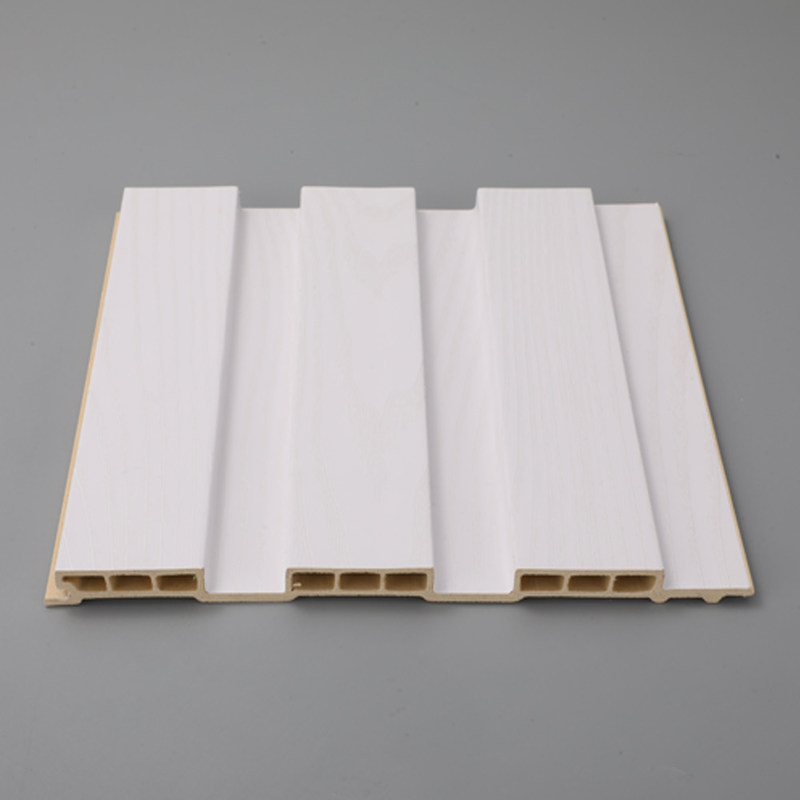 Laminated Fluted Flat Wall Solid Panel WPC Panels for Indoor Interior ...